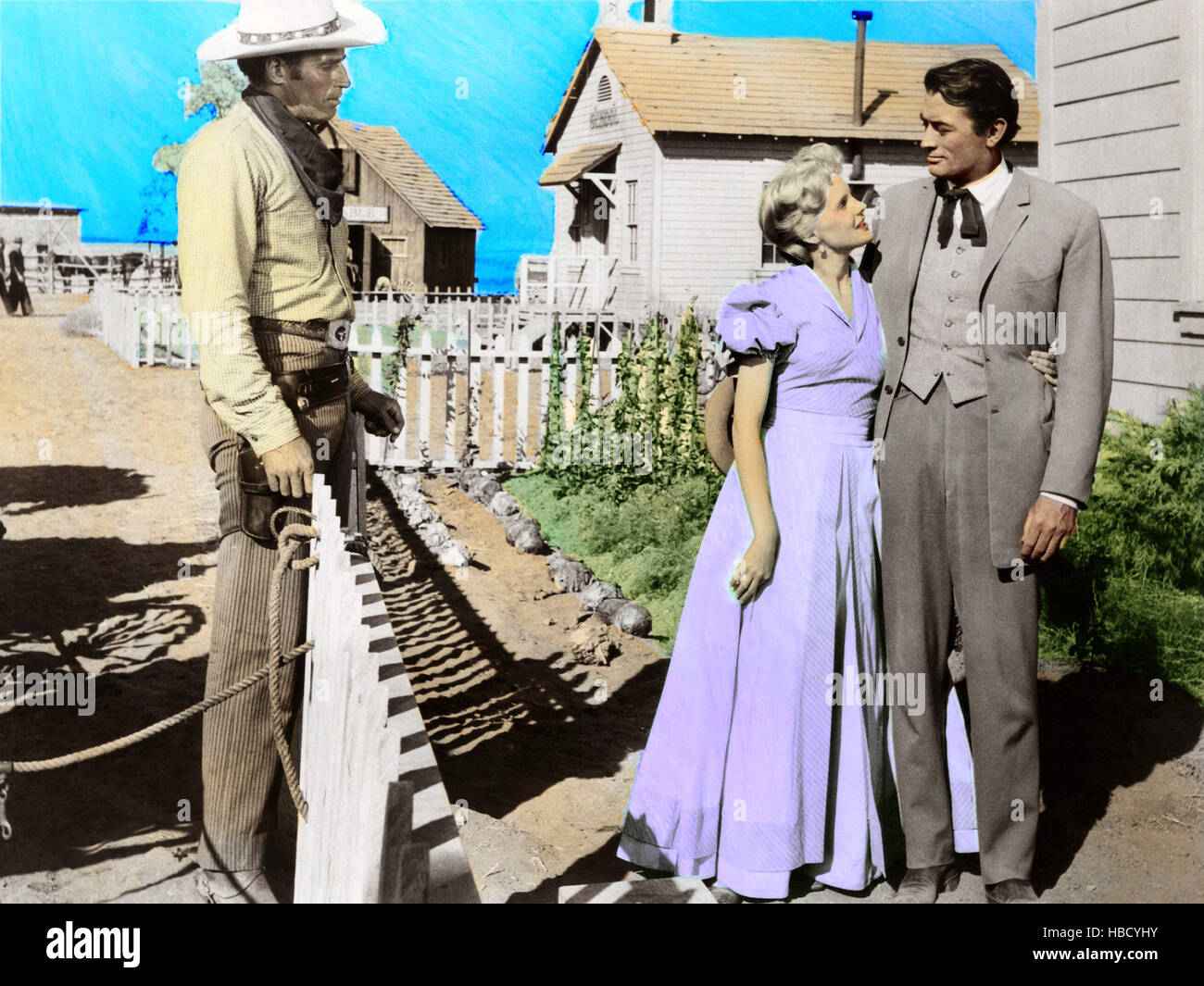 THE BIG COUNTRY, from left: Charlton Heston, Carroll Baker, Gregory ...