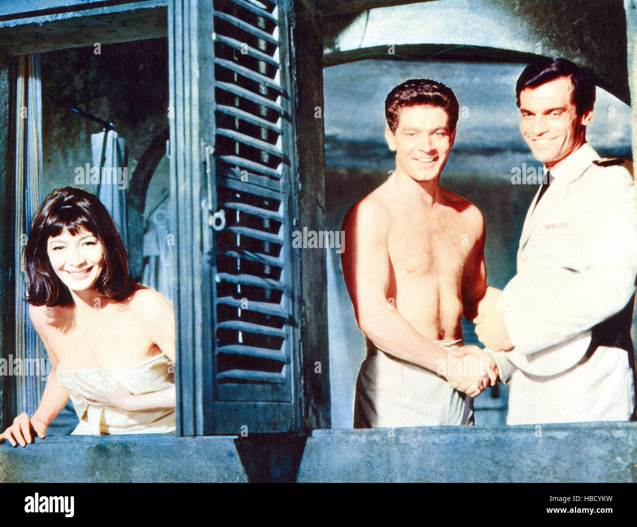 THE BIG GAMBLE, from left: Juliette Greco, Stephen Boyd, Alain Saury, 1961, TM & Copyright ...