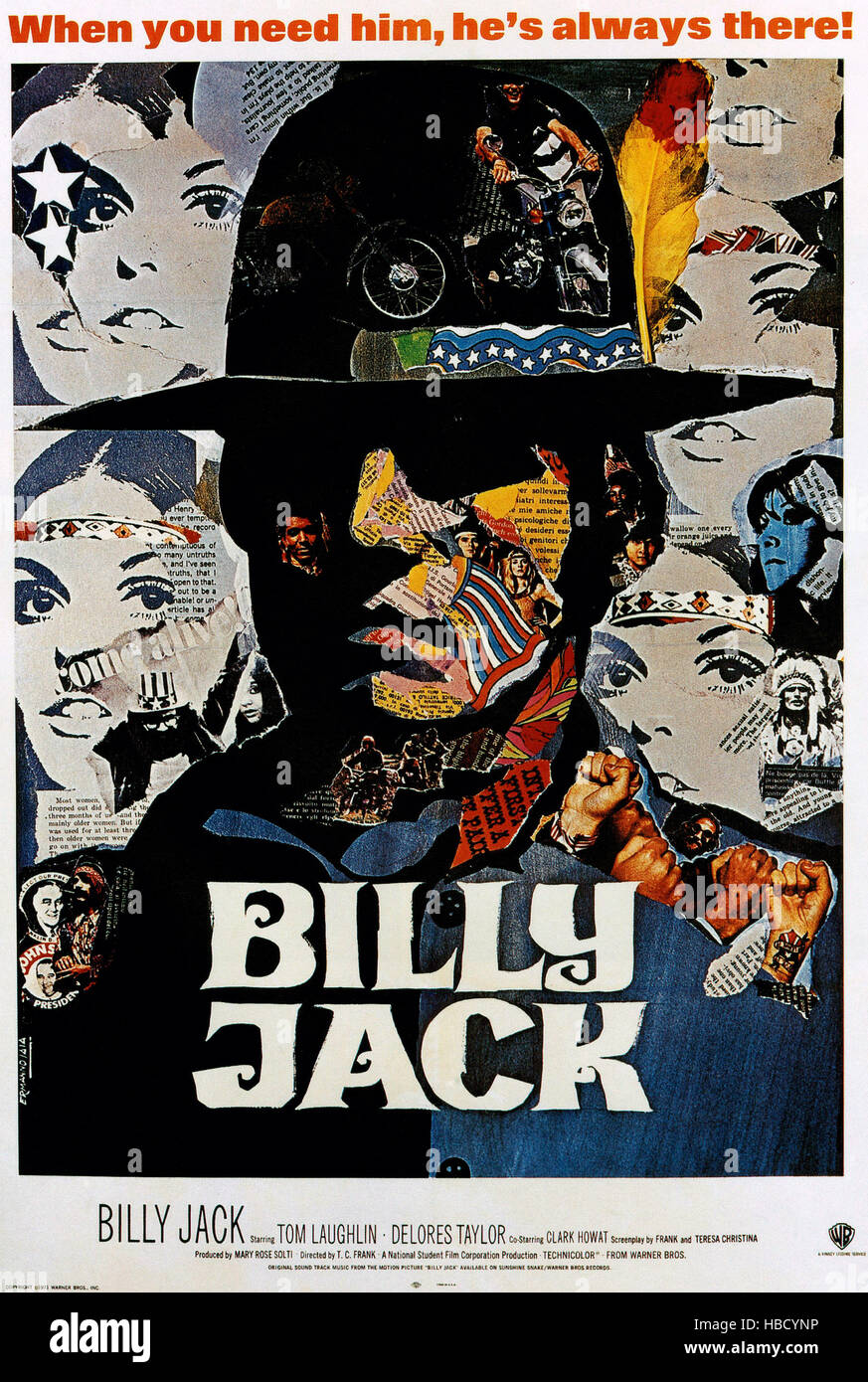 BILLY JACK, Tom Laughlin, 1971 Stock Photo - Alamy
