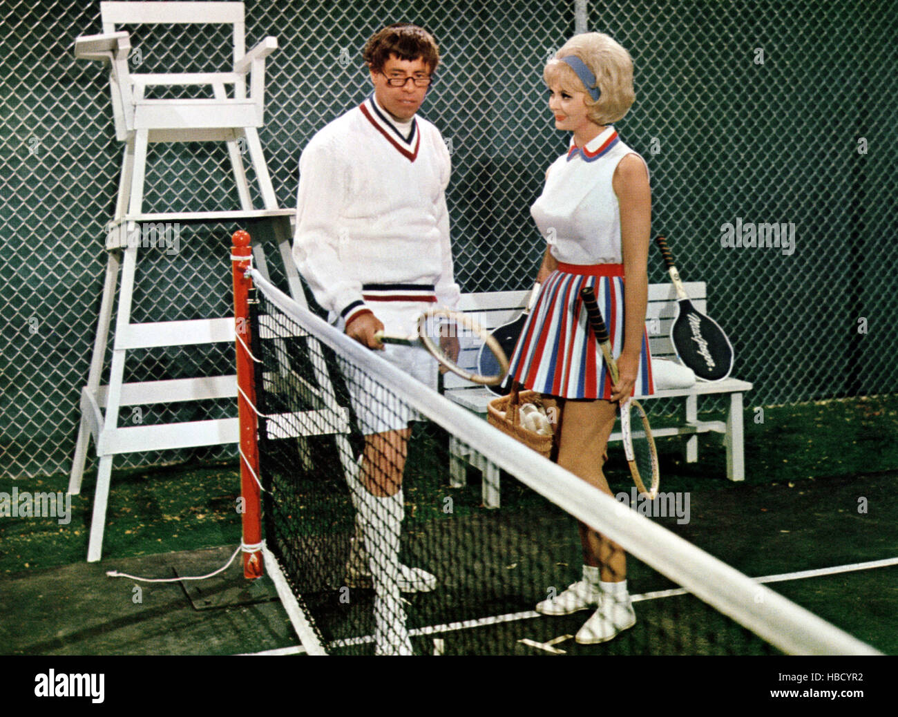 THE BIG MOUTH, from left: Jerry Lewis, Jeannine Riley, 1967 Stock Photo ...