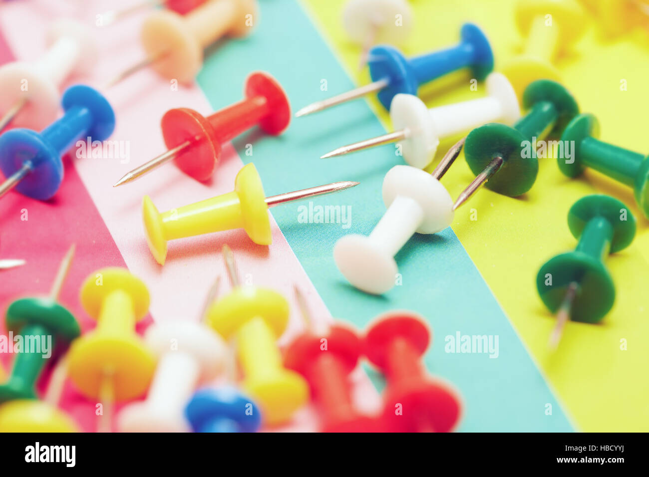 Straight pin colorful hi-res stock photography and images - Alamy