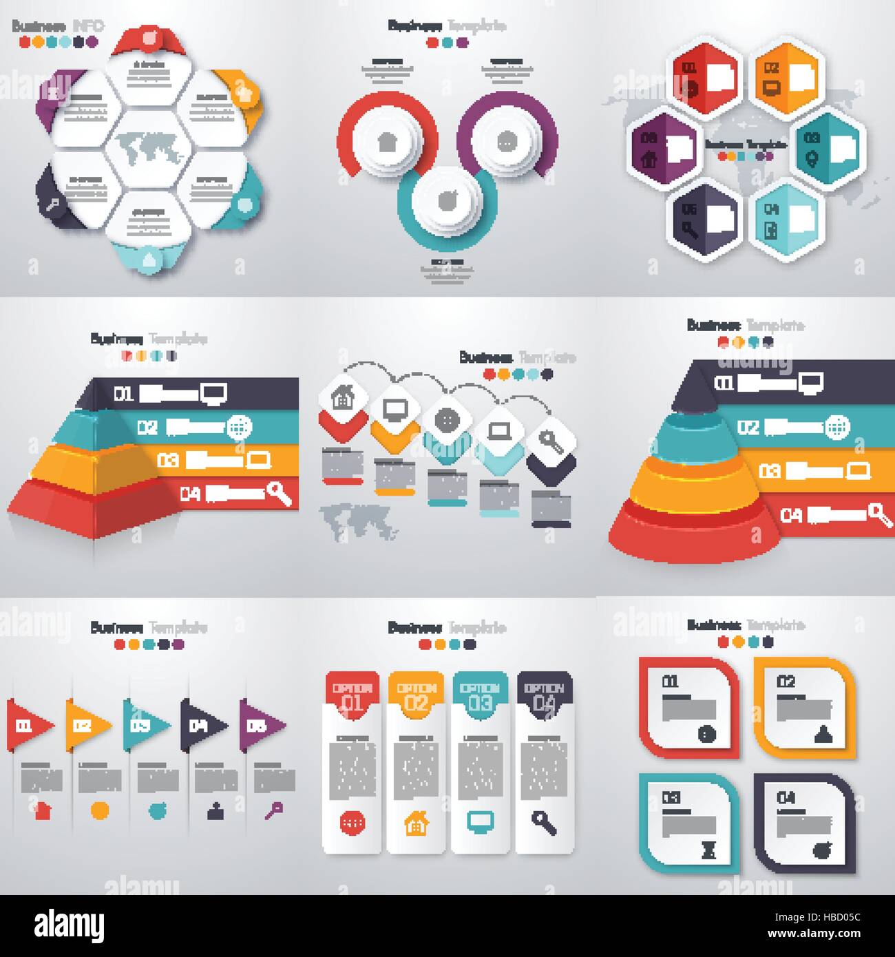 Set with infographics Stock Vector Image & Art - Alamy