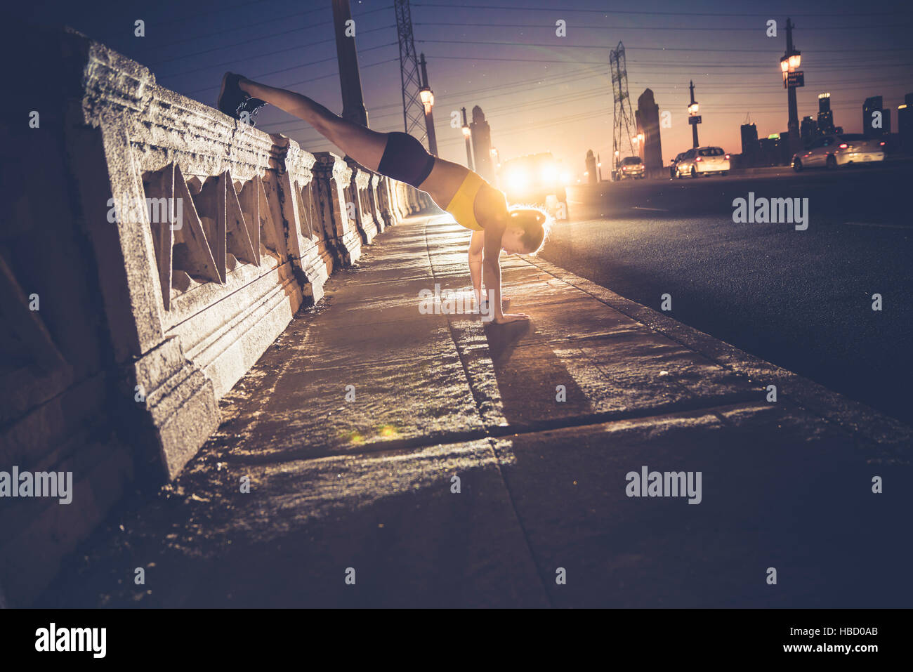Bridge handstand hi-res stock photography and images - Alamy