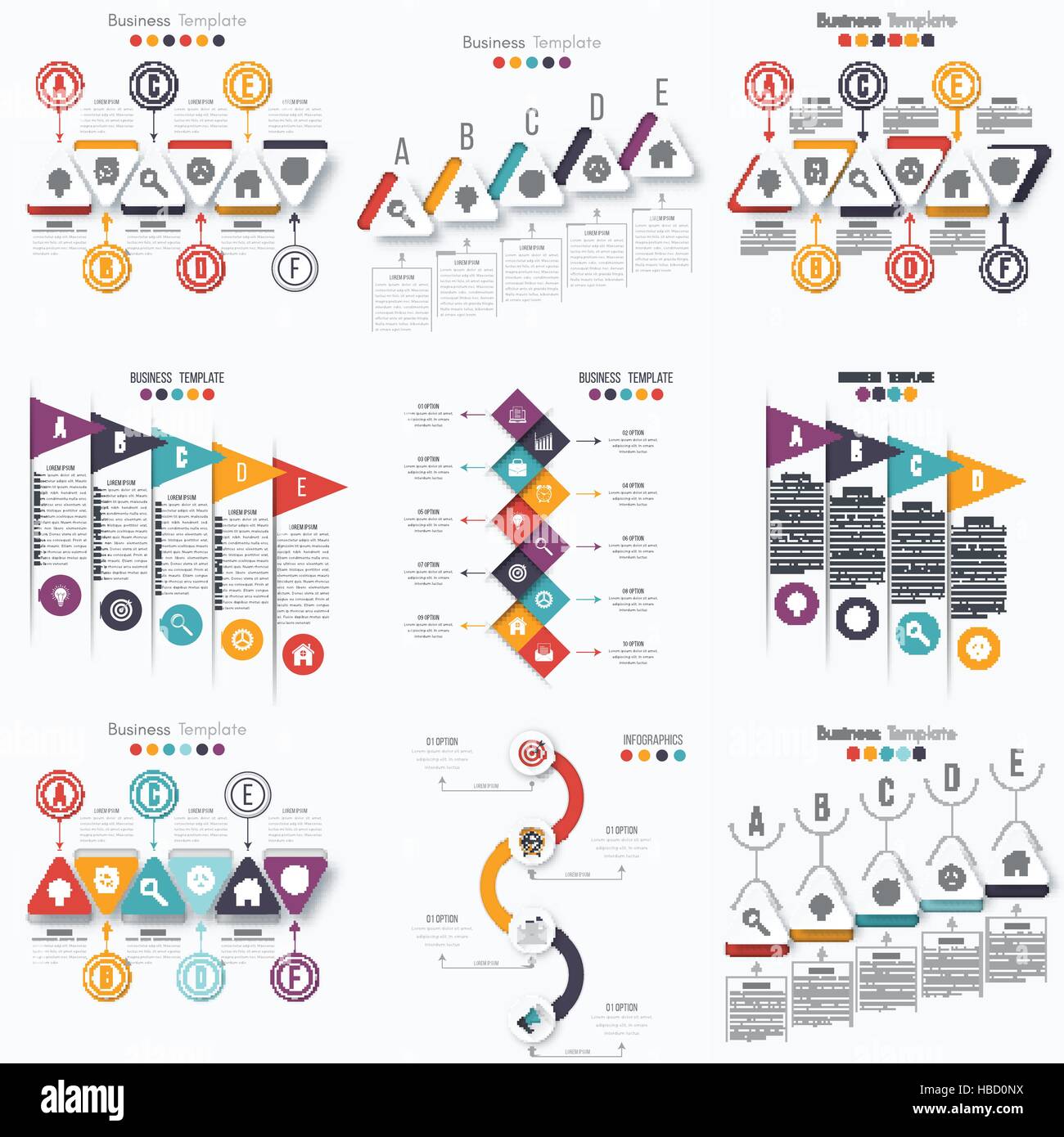 Set with infographics Stock Vector Image & Art - Alamy