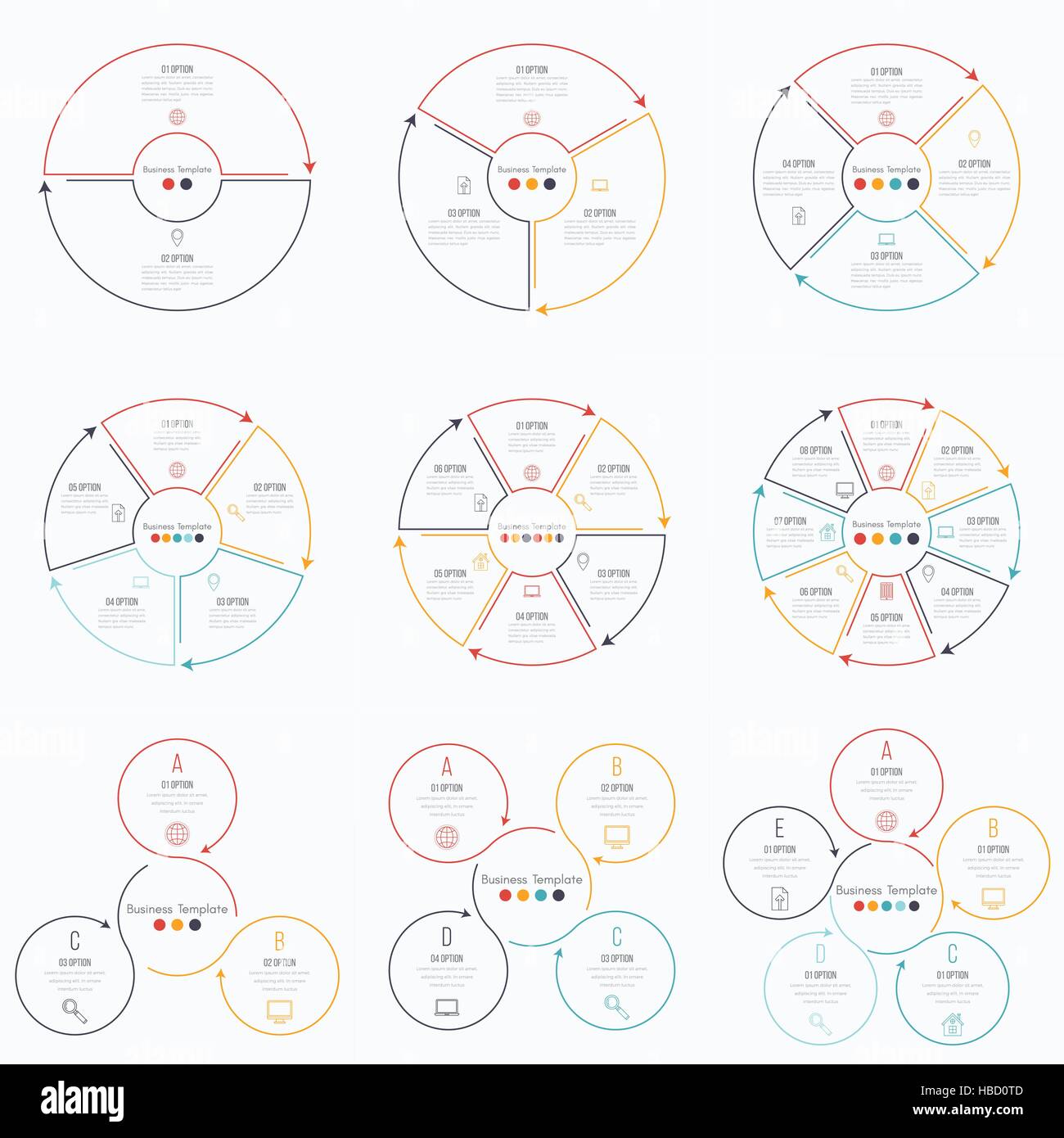 Set with infographics Stock Vector Image & Art - Alamy