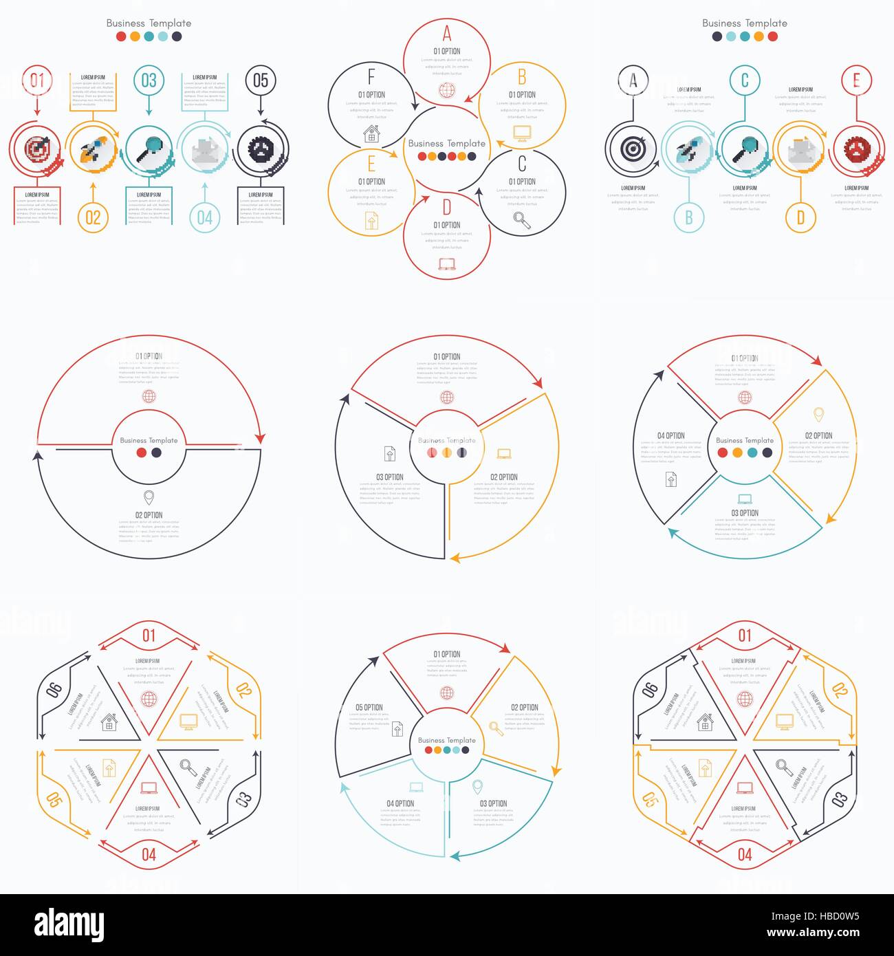 Set with infographics Stock Vector Image & Art - Alamy