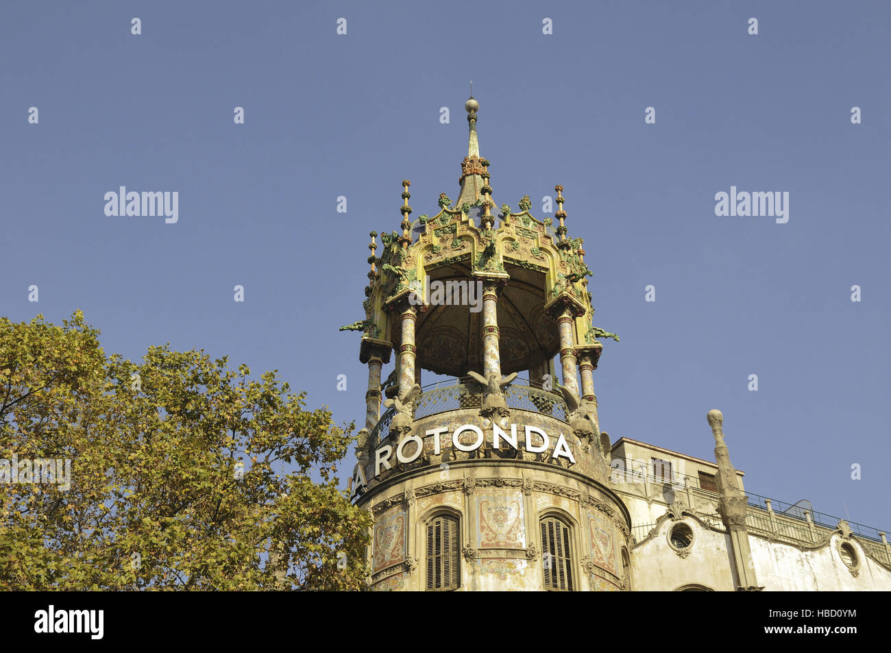 La Rotonda, Barcelona Stock Photo - Alamy