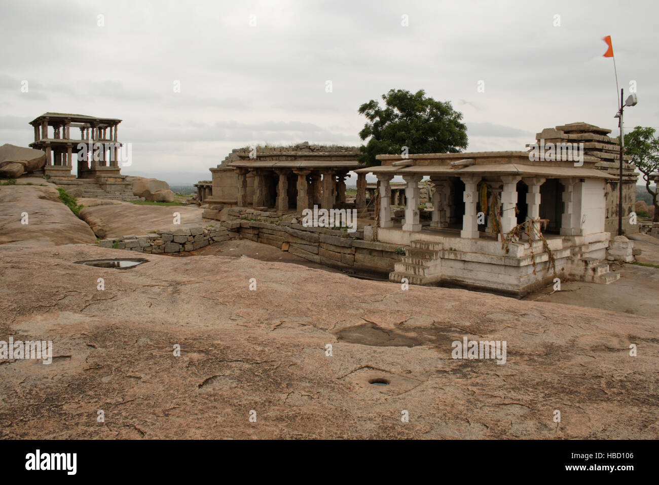 Ancient stone structure built by Vijayanagara dynasty, Hampi, Karnataka ...