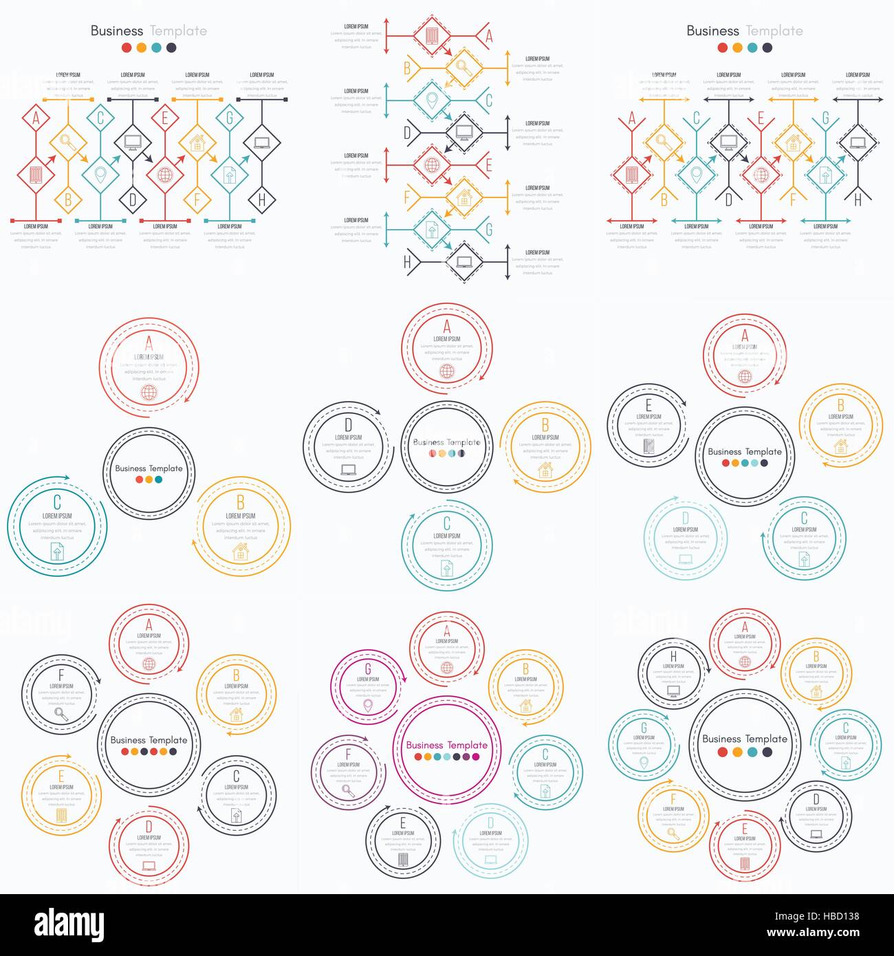 Set with infographics Stock Vector Image & Art - Alamy