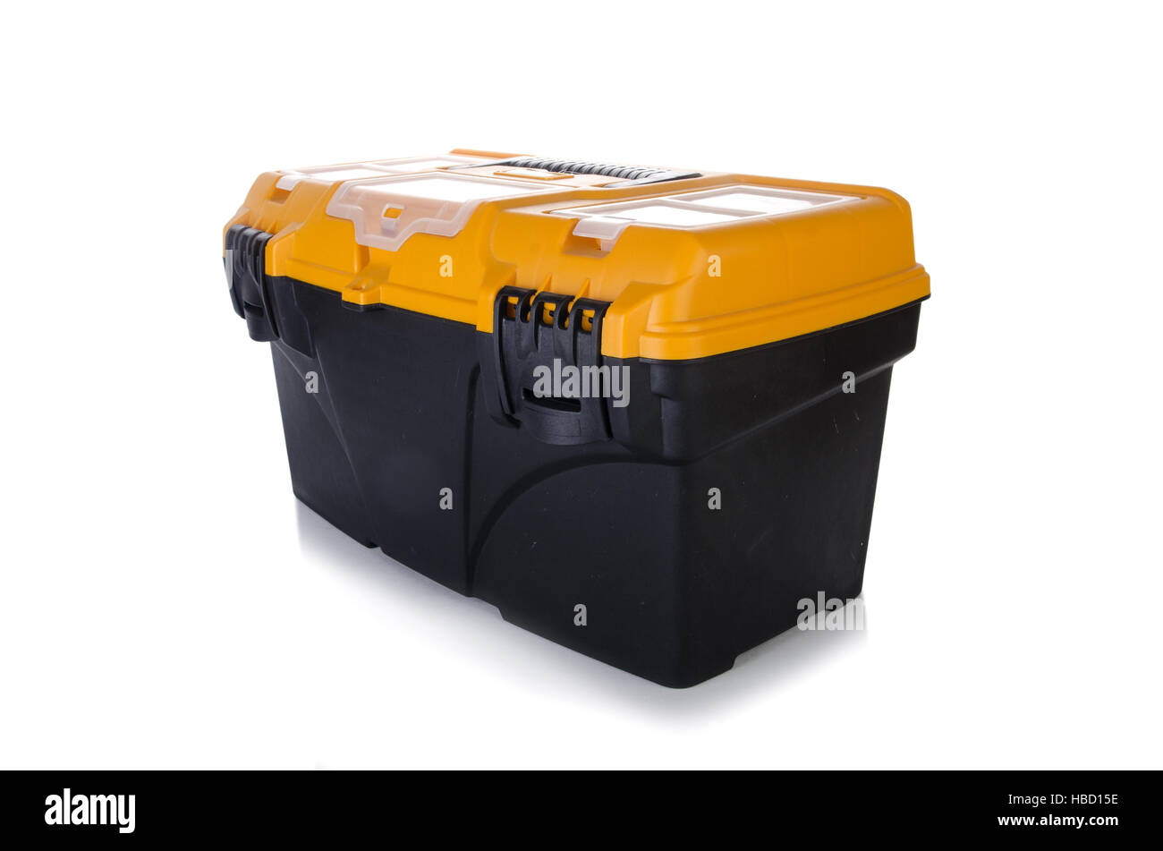 Toolkit box isolated on the white background Stock Photo - Alamy