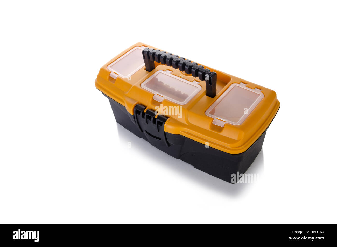 Toolkit box isolated on the white background Stock Photo - Alamy