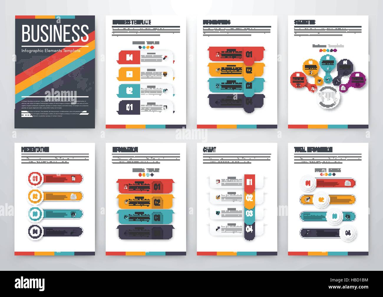 Infographic flyer hi-res stock photography and images - Alamy