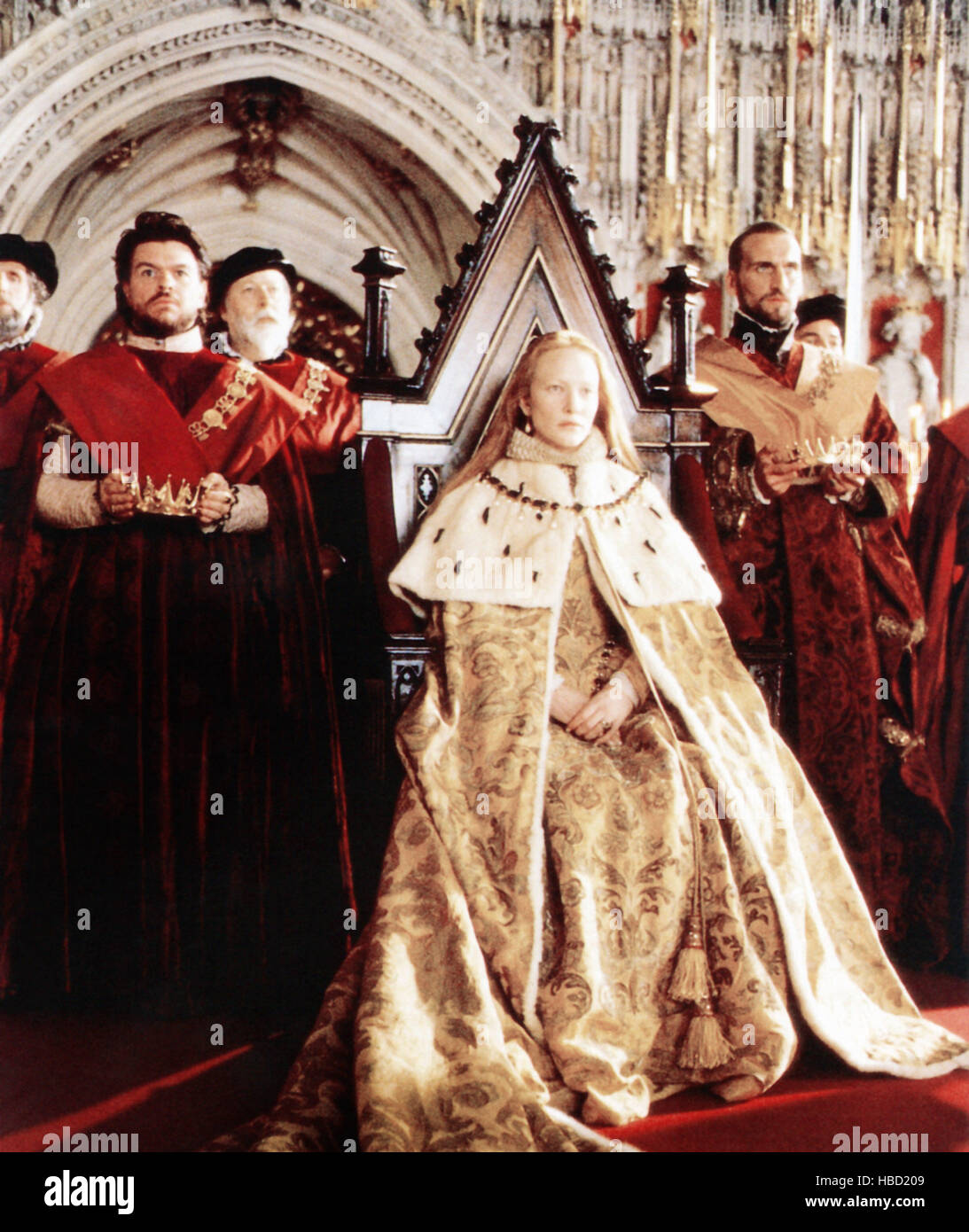 ELIZABETH, Cate Blanchett as Queen Elizabeth I 9seated), Christopher ...