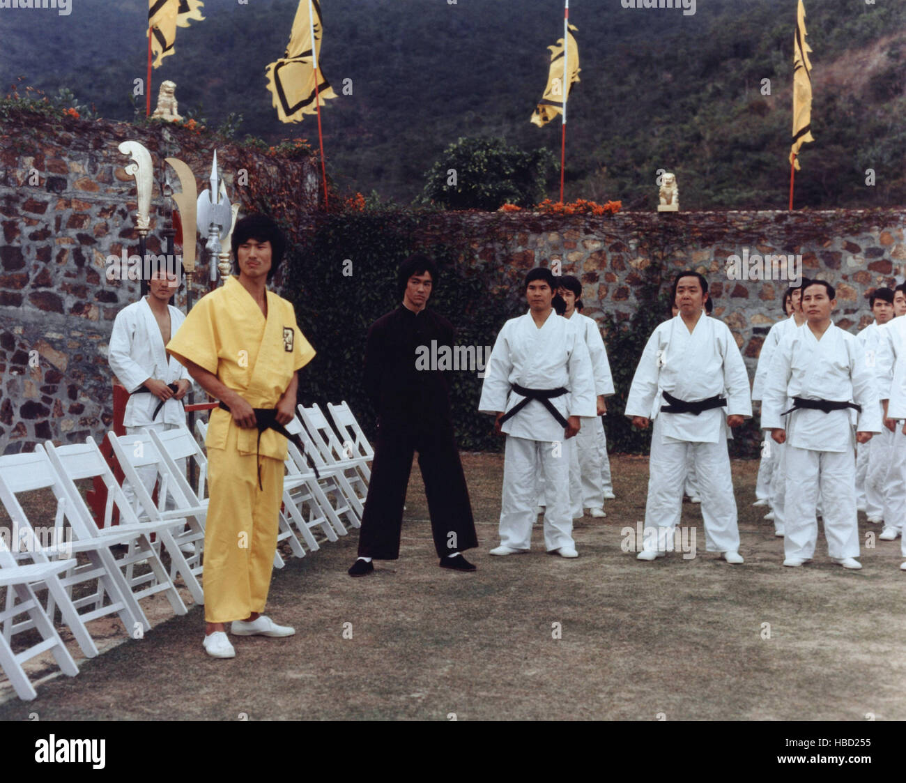 ENTER THE DRAGON, Bruce Lee (red), 1973 Stock Photo - Alamy