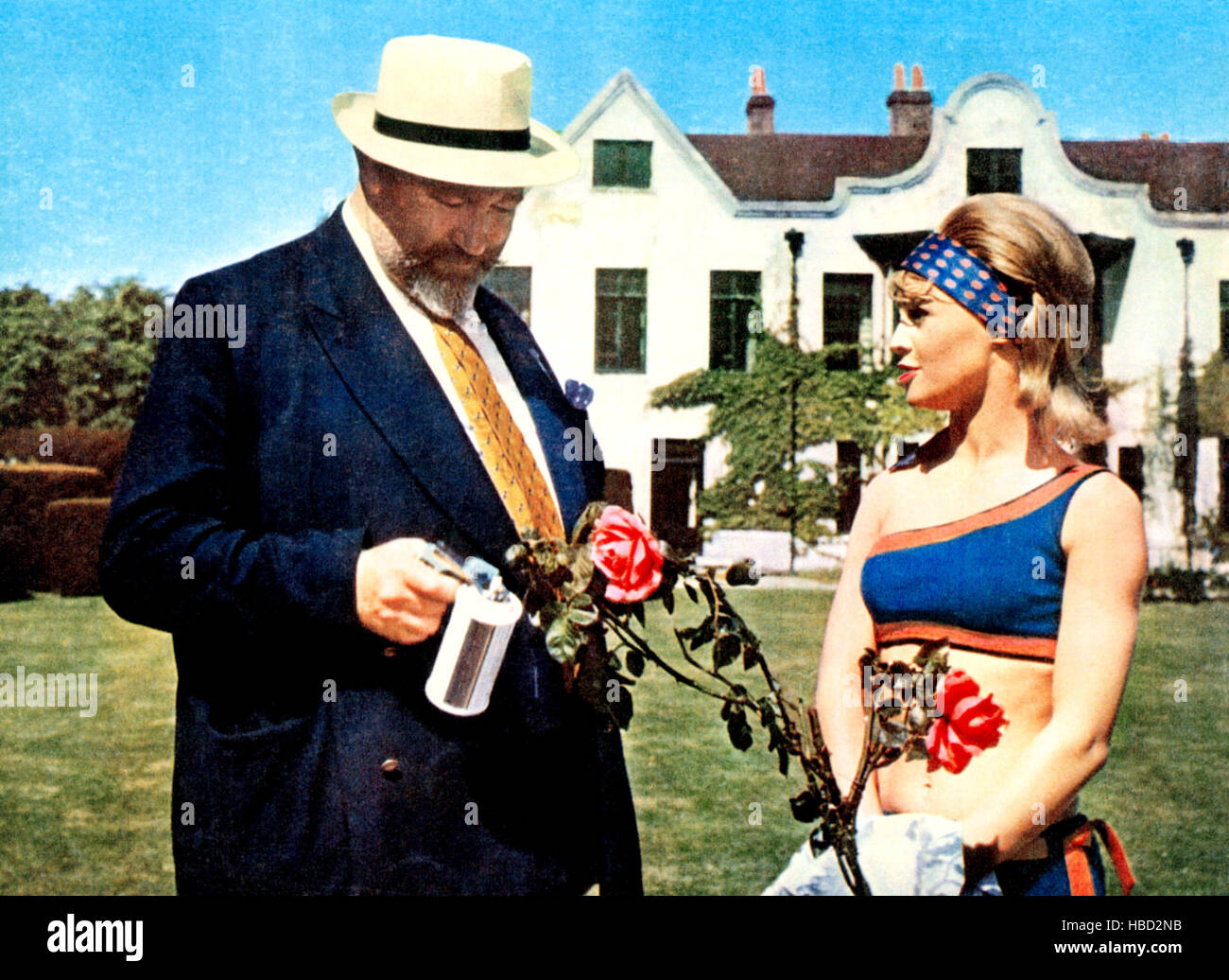 THE FAST LADY, from left: James Robertson Justice, Julie Christie, 1962 ...