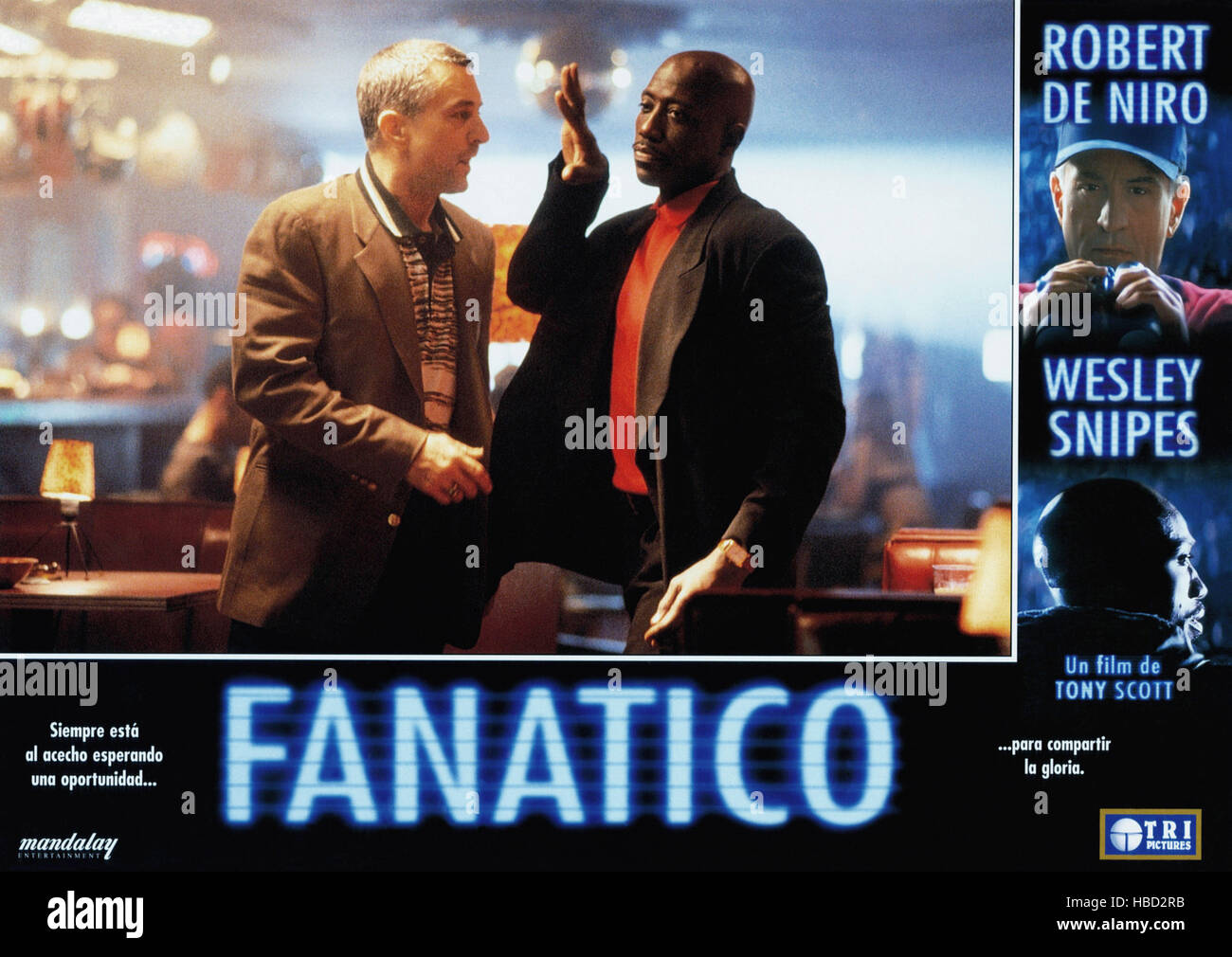 THE FAN, (aka FANATICO), from left: Robert De Niro, Wesley snipes ...