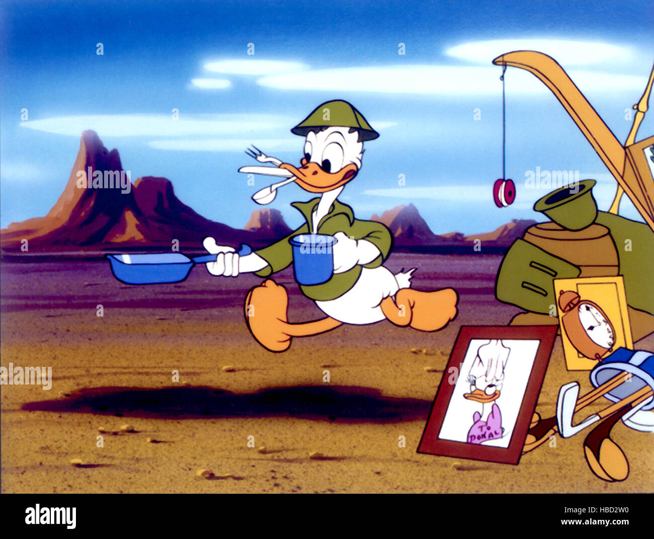 FALL OUT-FALL IN, Donald Duck, training as a Private in the Army ...