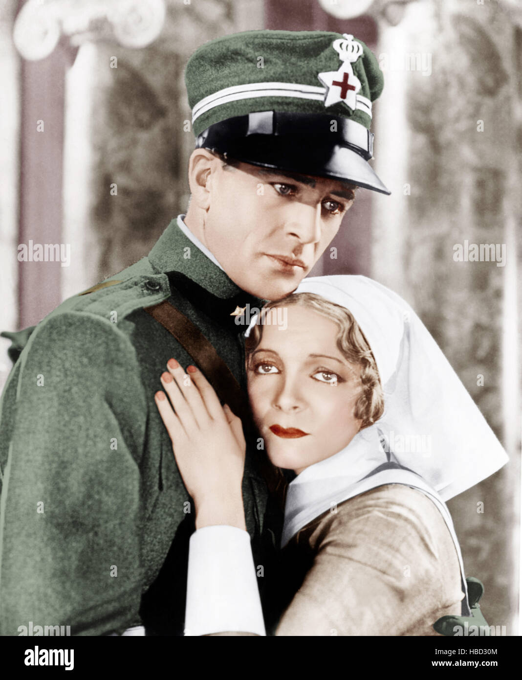 A FAREWELL TO ARMS, from left: Gary Cooper, Helen Hayes, 1932 Stock ...
