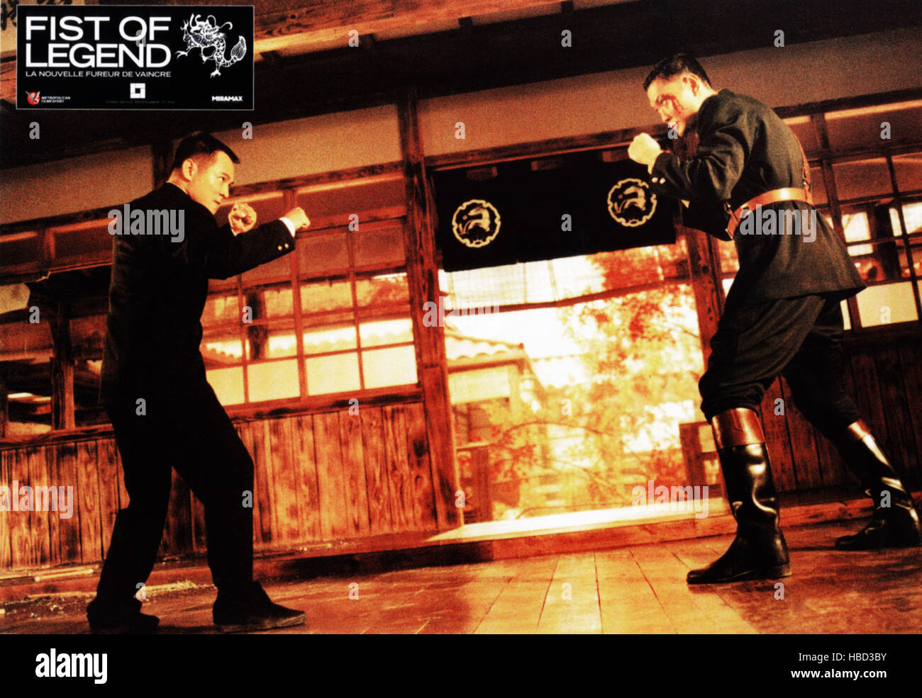 FIST OF LEGEND, (aka JING WU YING XIONG), from left: Jet Li, Billy Chow ...