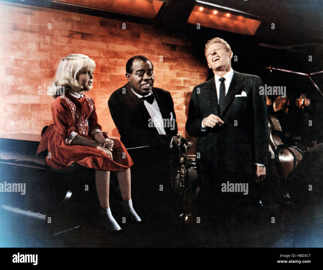 THE FIVE PENNIES, from left: Susan Gordon, Louis Armstrong, Danny Kaye ...