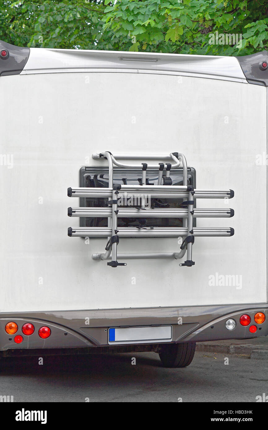 Camper van bike rack hi-res stock photography and images - Alamy