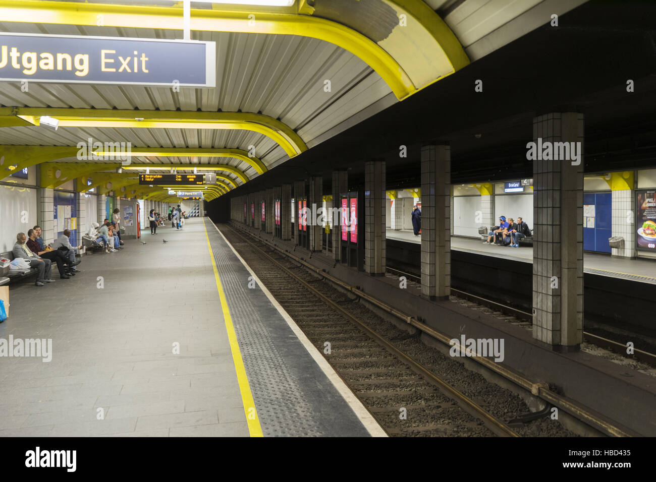 Underground Station Groenland in Oslo Stock Photo - Alamy