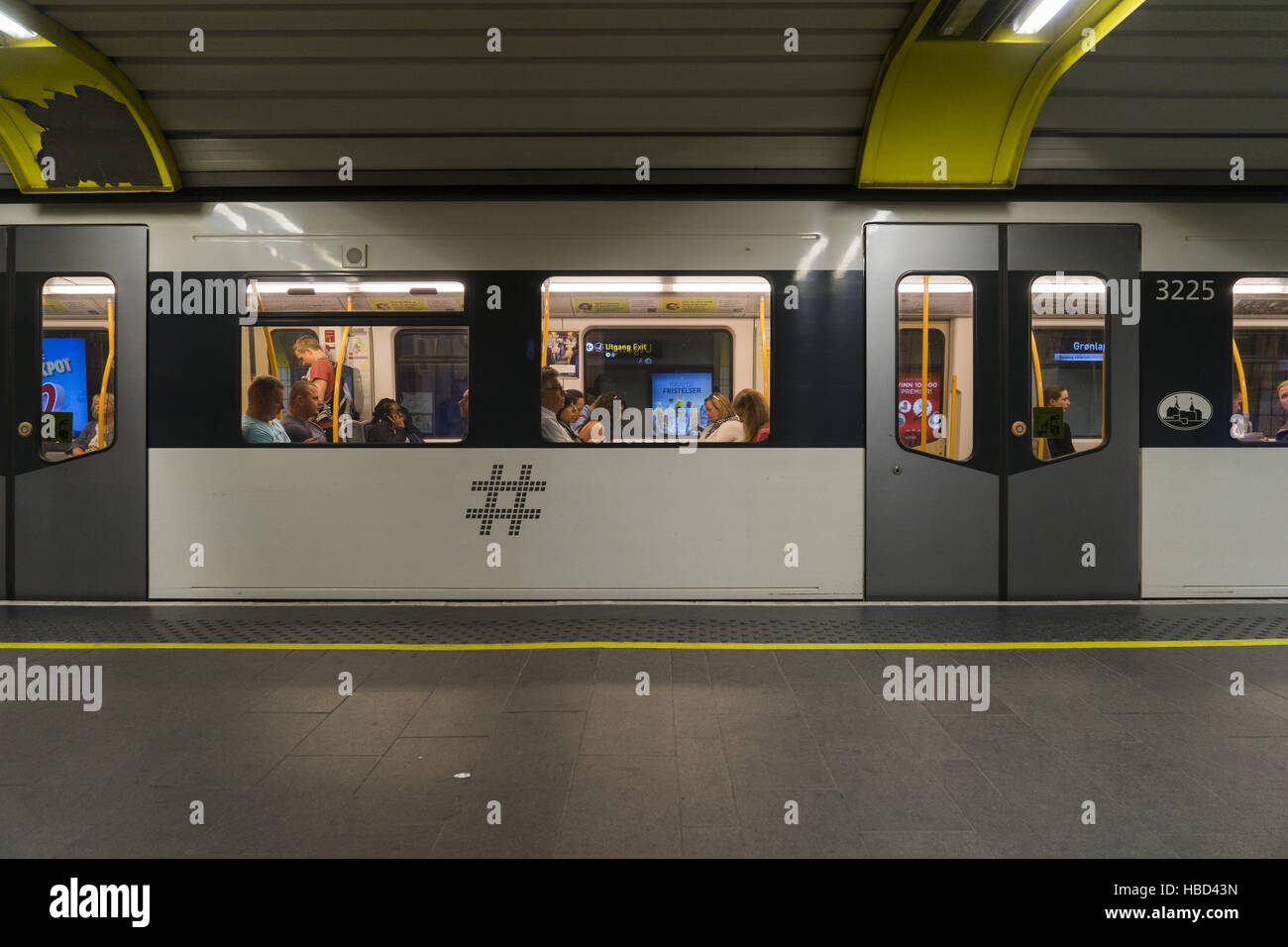 Underground in Oslo Stock Photo - Alamy