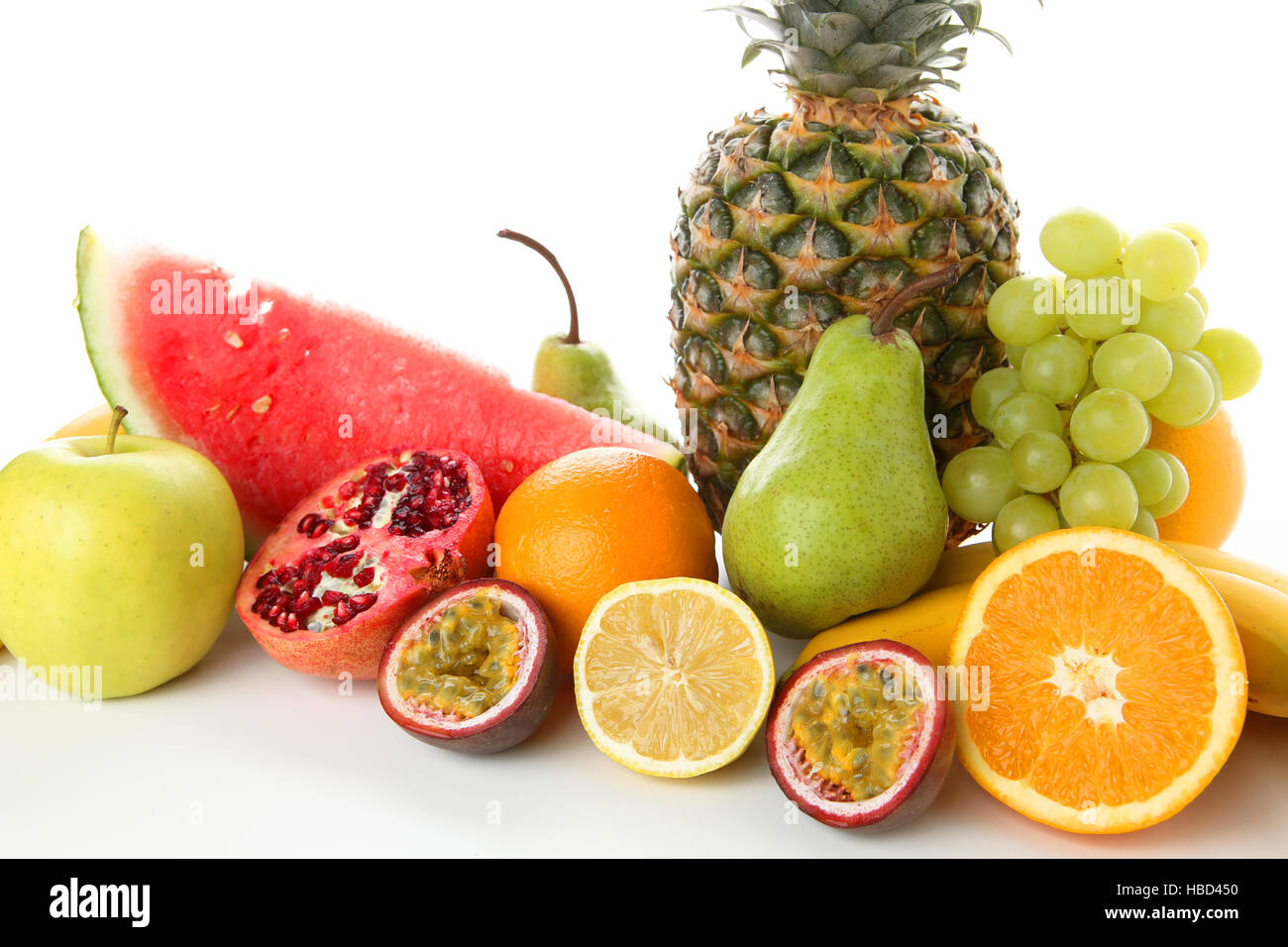 Tropical fruits banana ananas hi-res stock photography and images - Alamy