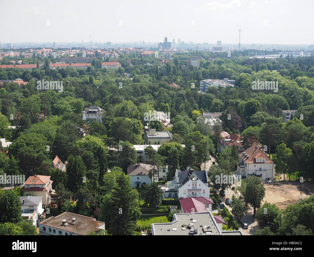Aerial view of Berlin Stock Photo - Alamy