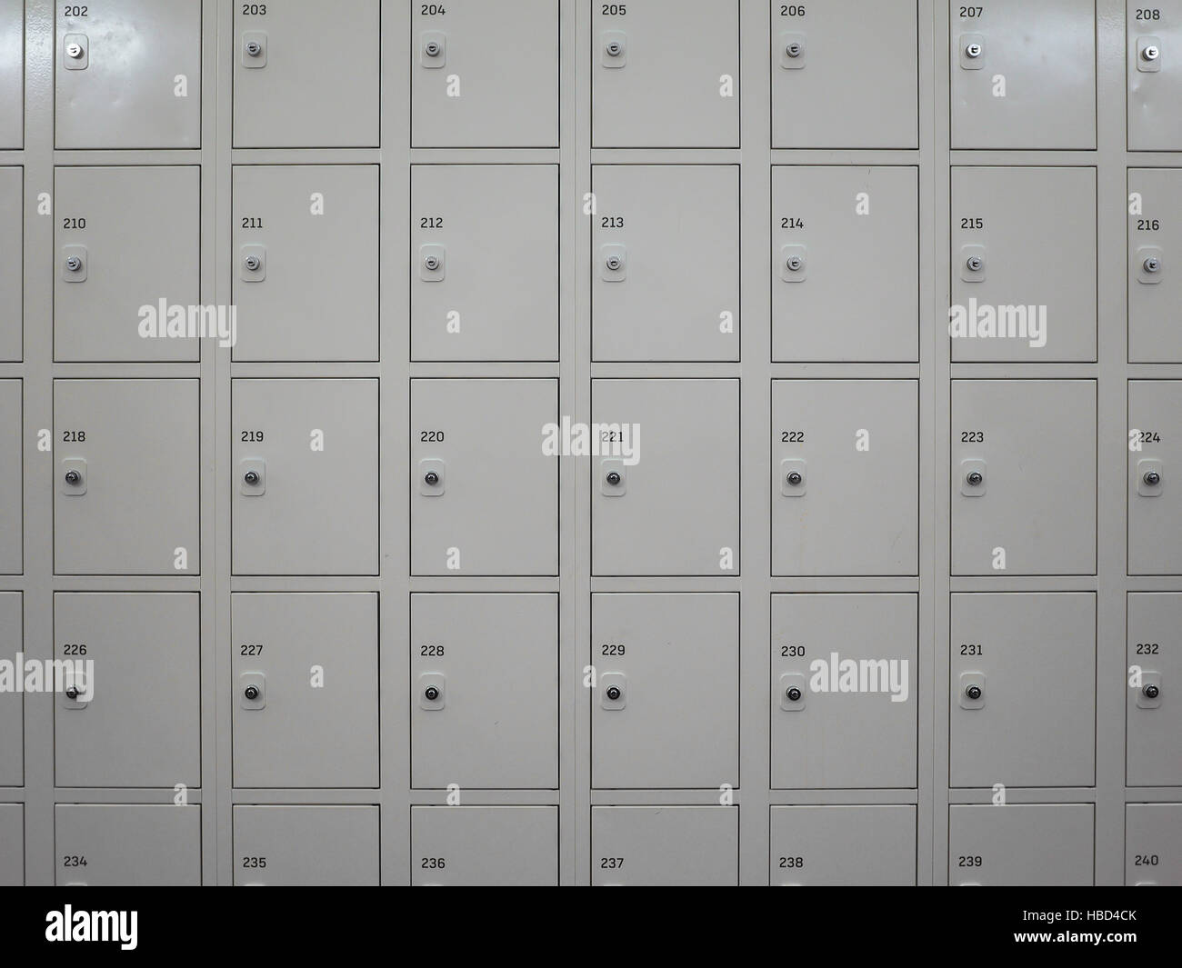 Many Locker cabinets Stock Photo - Alamy
