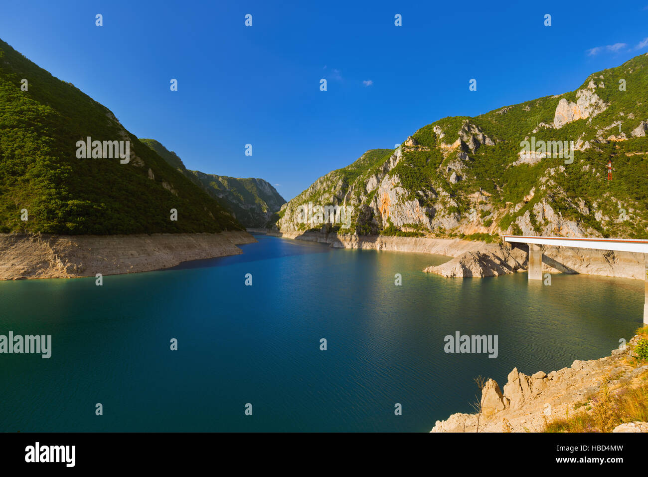 Piva Canyon - Montenegro Stock Photo - Alamy