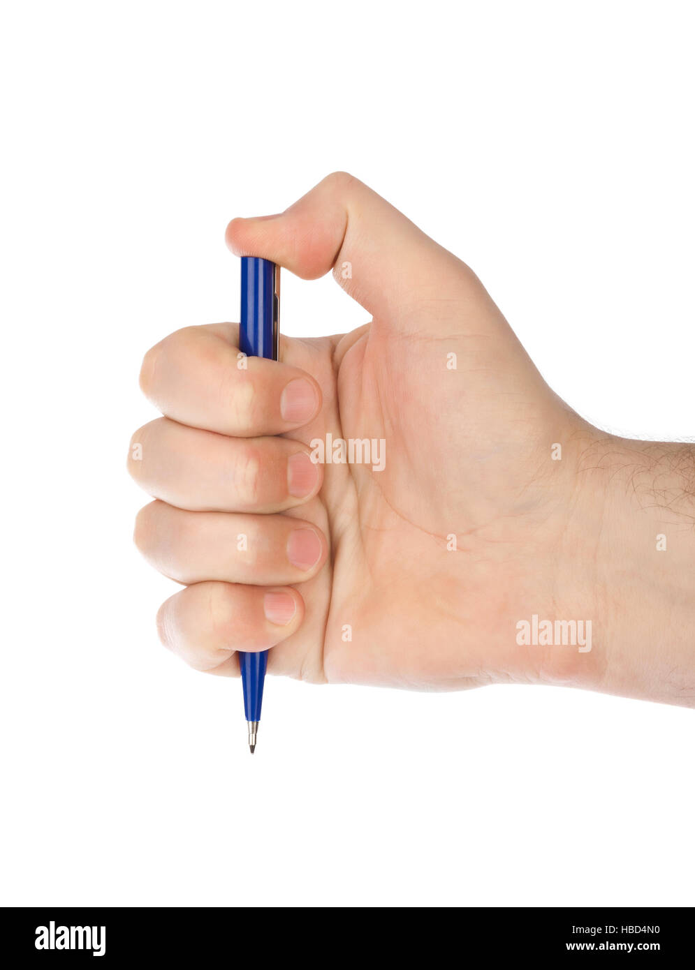 Pen in hand Stock Photo - Alamy