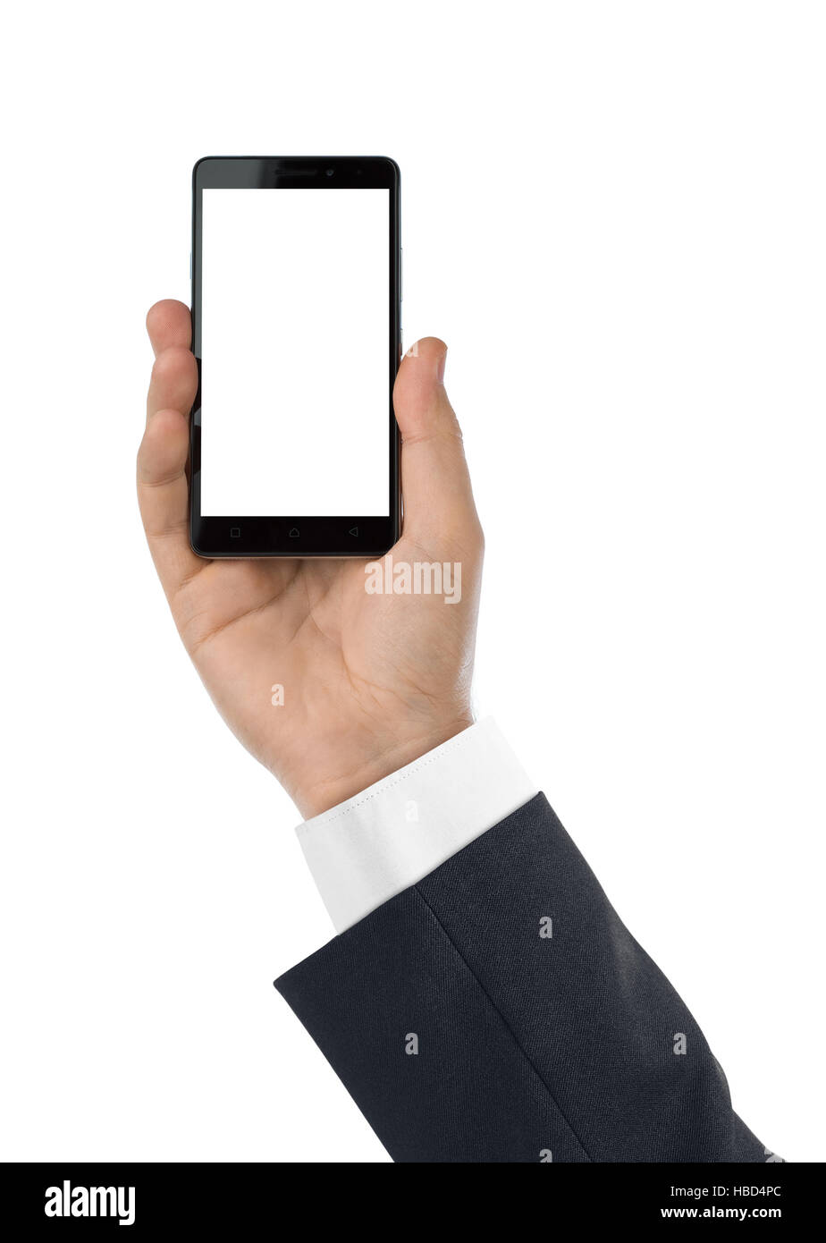 Hand with smartphone Stock Photo - Alamy