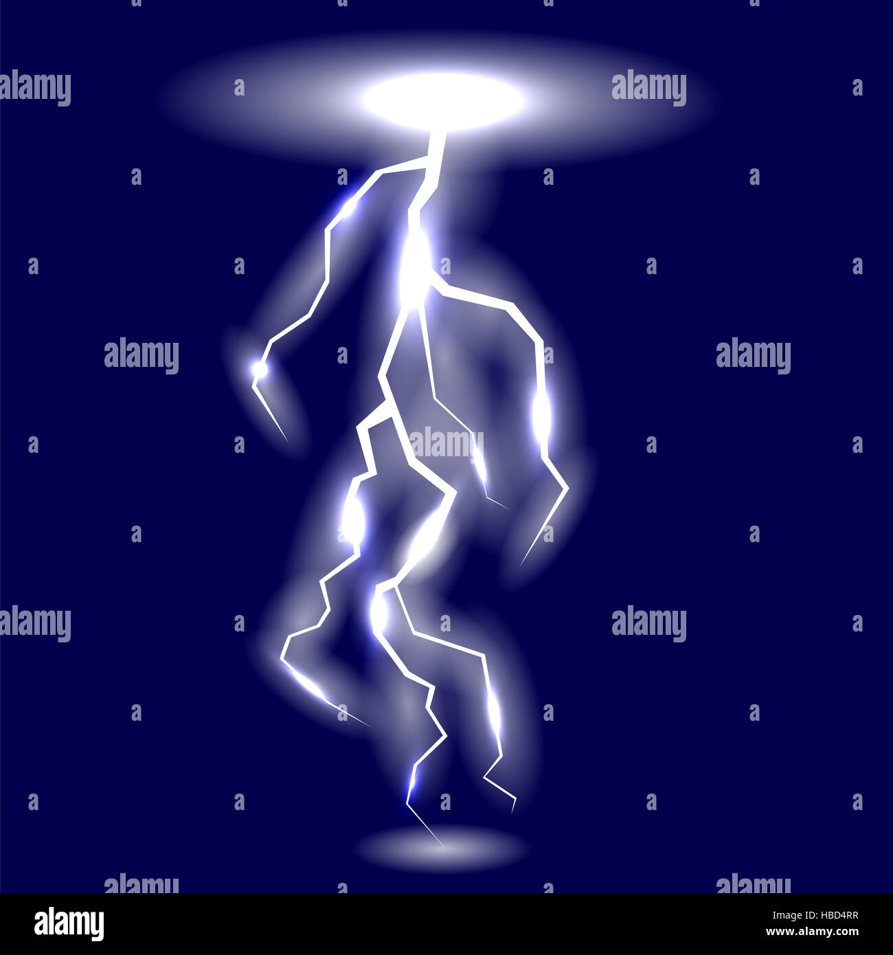 Blue lightning flash background hi-res stock photography and images - Alamy