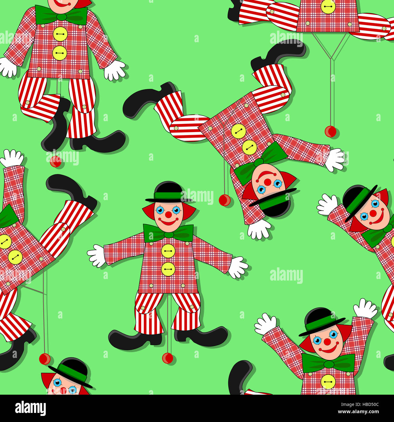 jumping jack clowns Stock Photo - Alamy