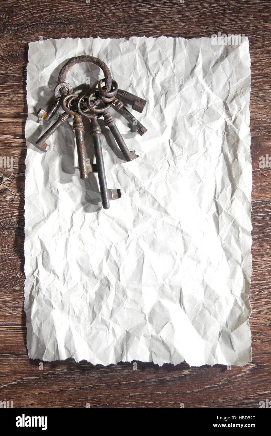 Ancient keys Stock Photo - Alamy