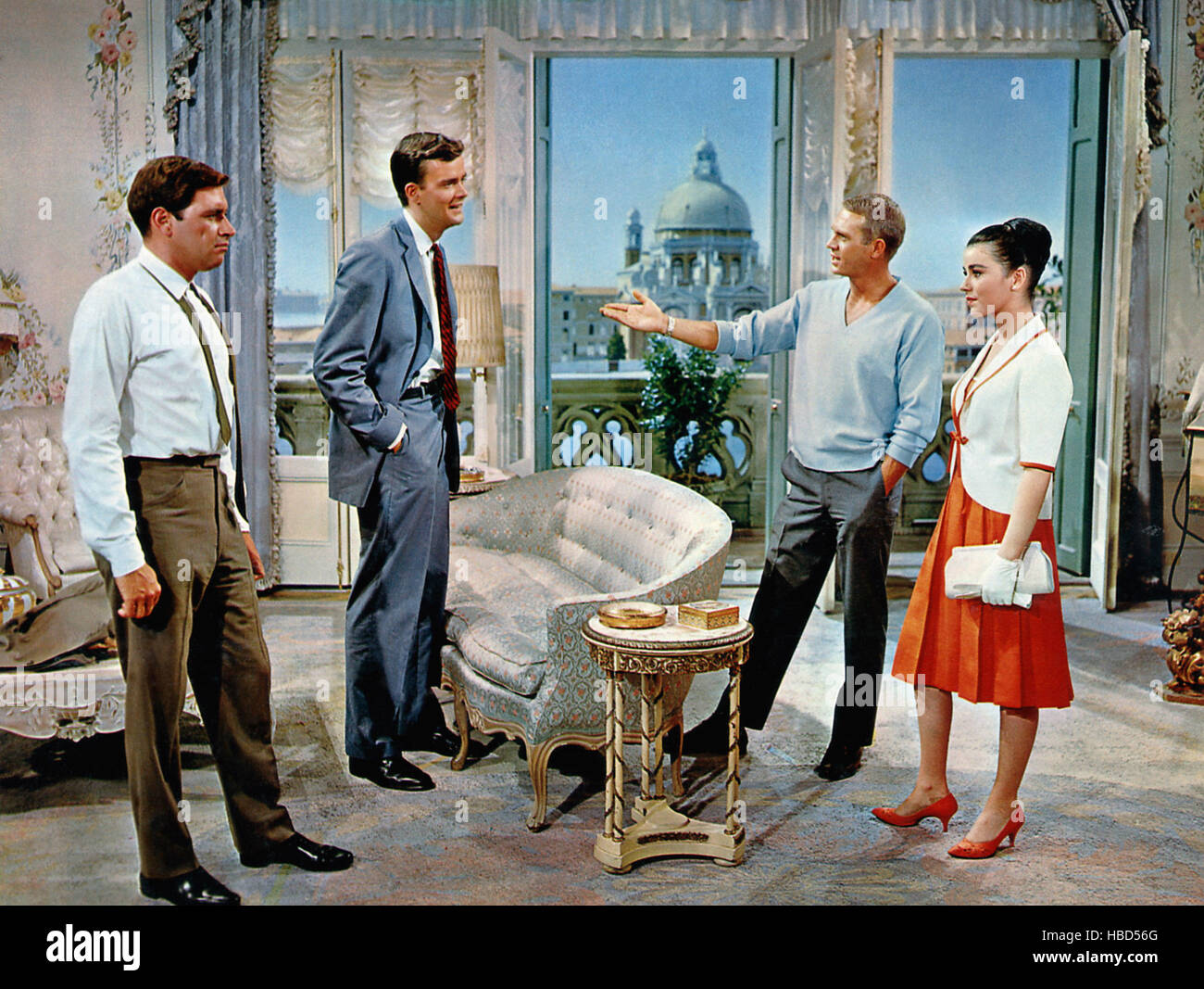 THE HONEYMOON MACHINE, Jack Mullaney, Jim Hutton, Steve McQueen, Brigid ...