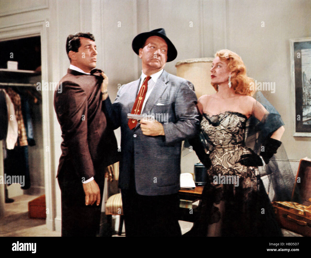 HOLLYWOOD OR BUST, from left: Dean Martin, Max Rosenbloom, 1956 Stock ...