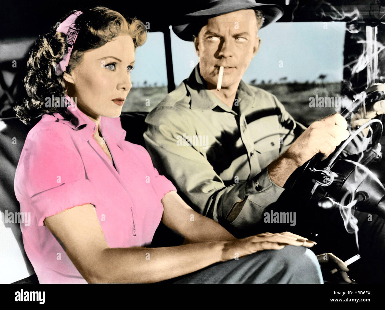 INFERNO, from left: Rhonda Fleming, William Lundigan, 1953. ©20th ...