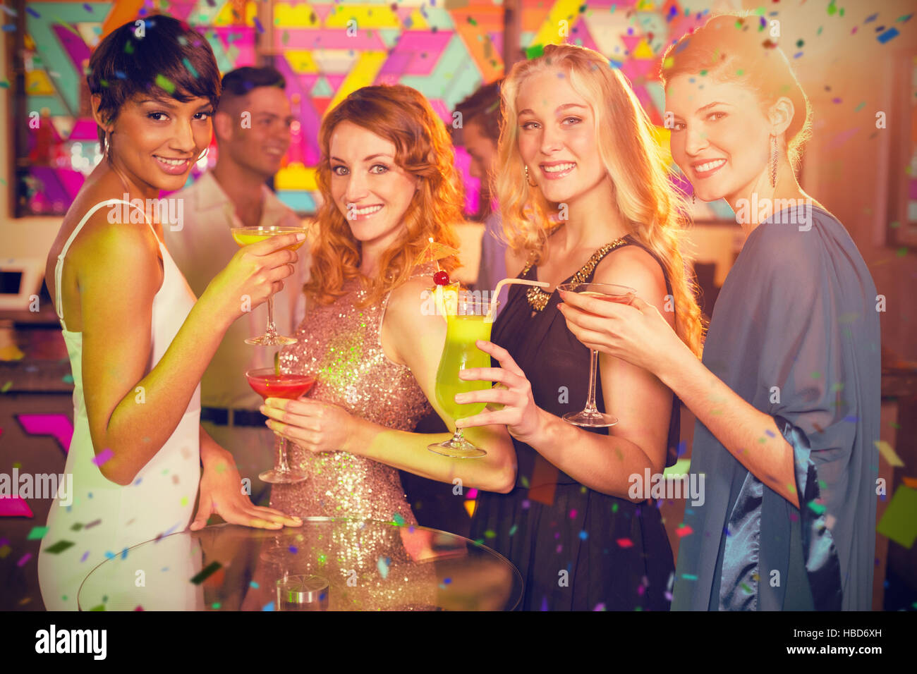 Girl standing bar in nightclub hi-res stock photography and images - Alamy