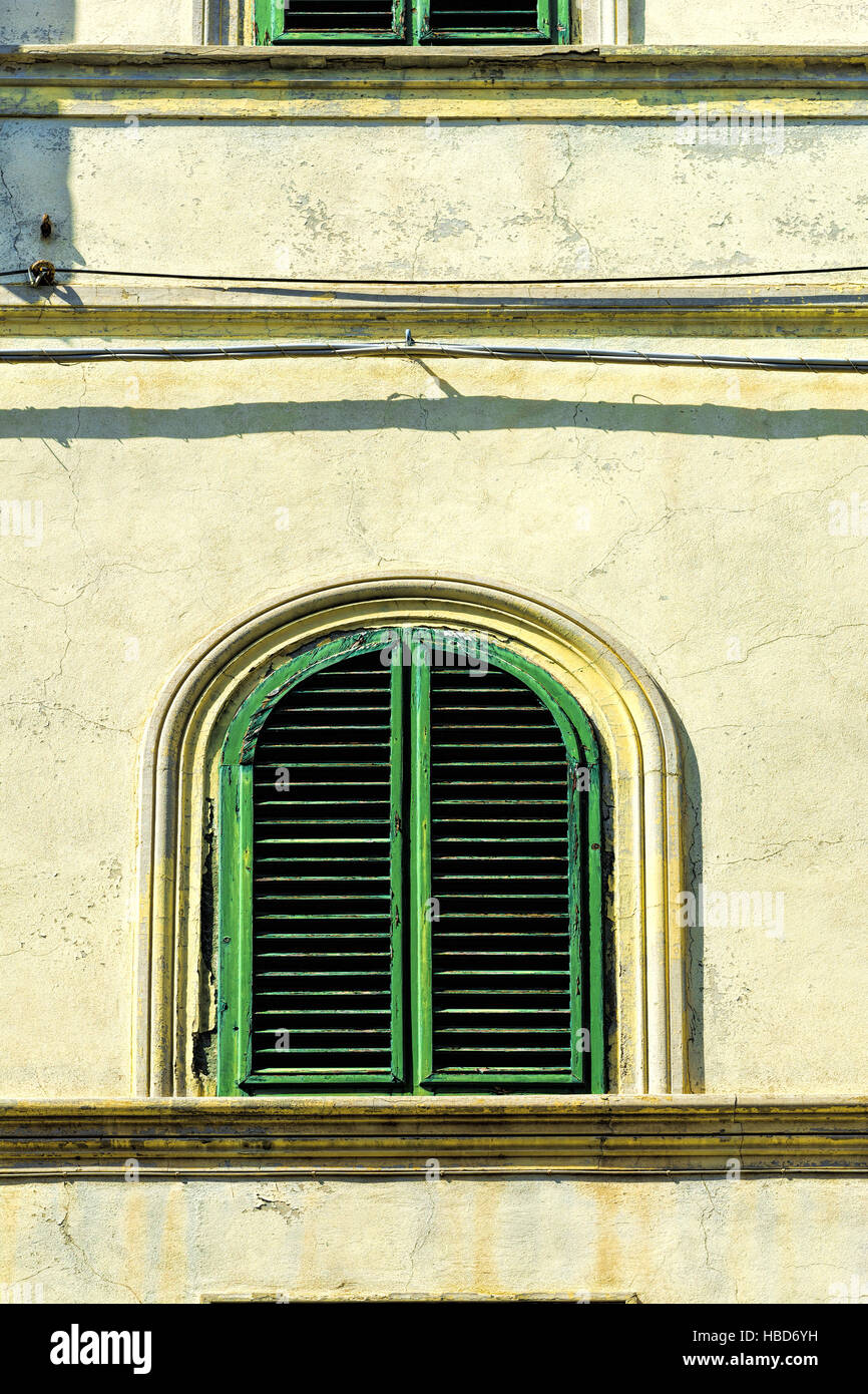 Wood shuttered window hi-res stock photography and images - Alamy