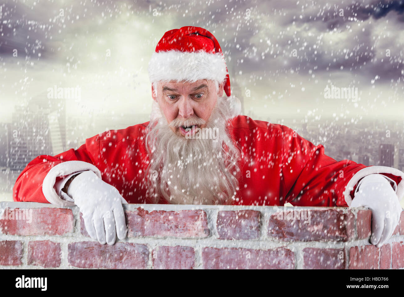 Man peeking over wall hi-res stock photography and images - Alamy