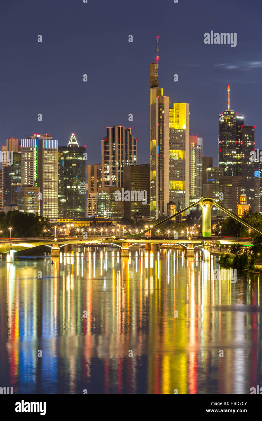 Germany Frankfurt skyline Stock Photo - Alamy