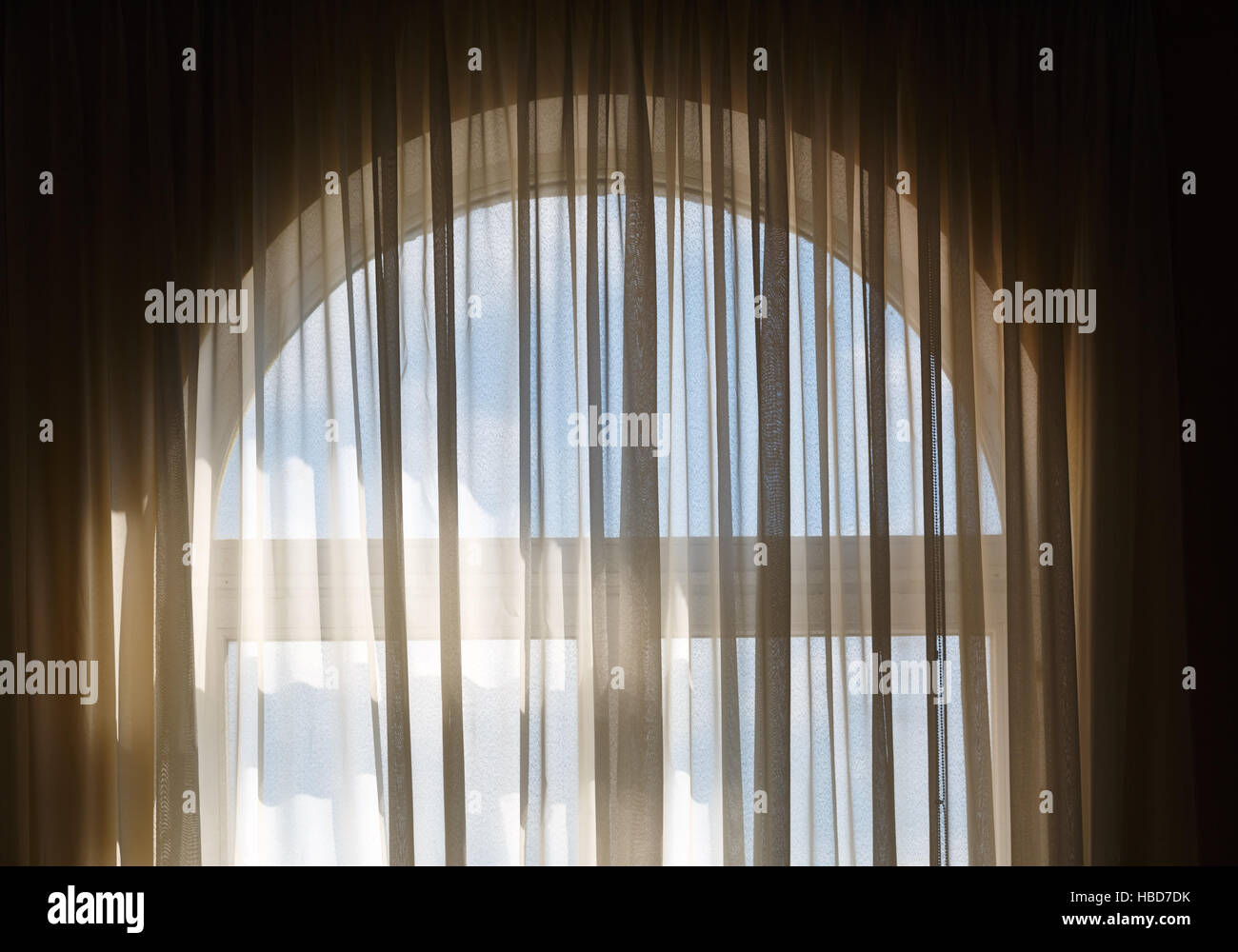 Curtain on the window Stock Photo - Alamy
