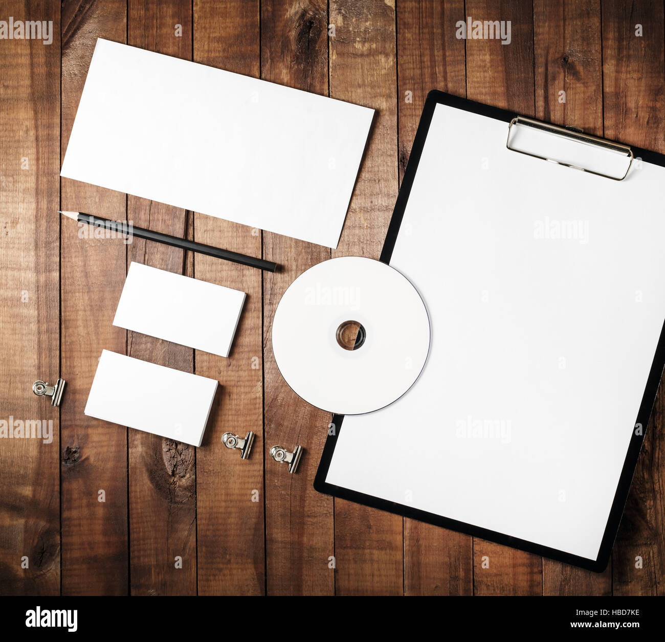 Blank stationery set Stock Photo - Alamy