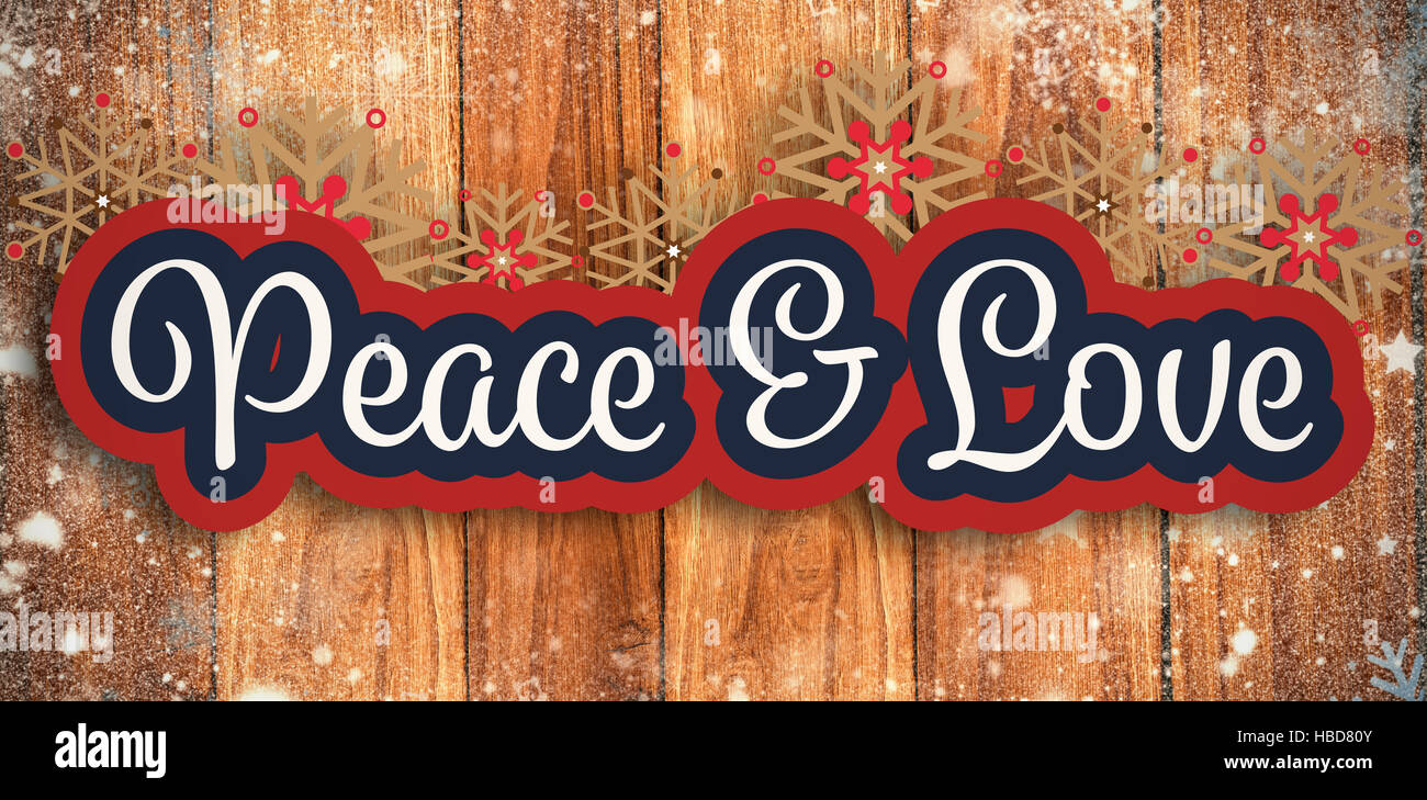 Composite image of peaceful message Stock Photo - Alamy