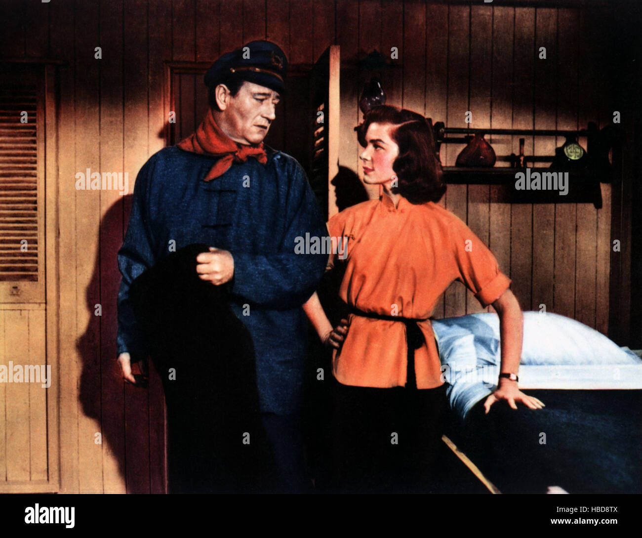 BLOOD ALLEY, John Wayne, Lauren Bacall, 1955 Stock Photo - Alamy