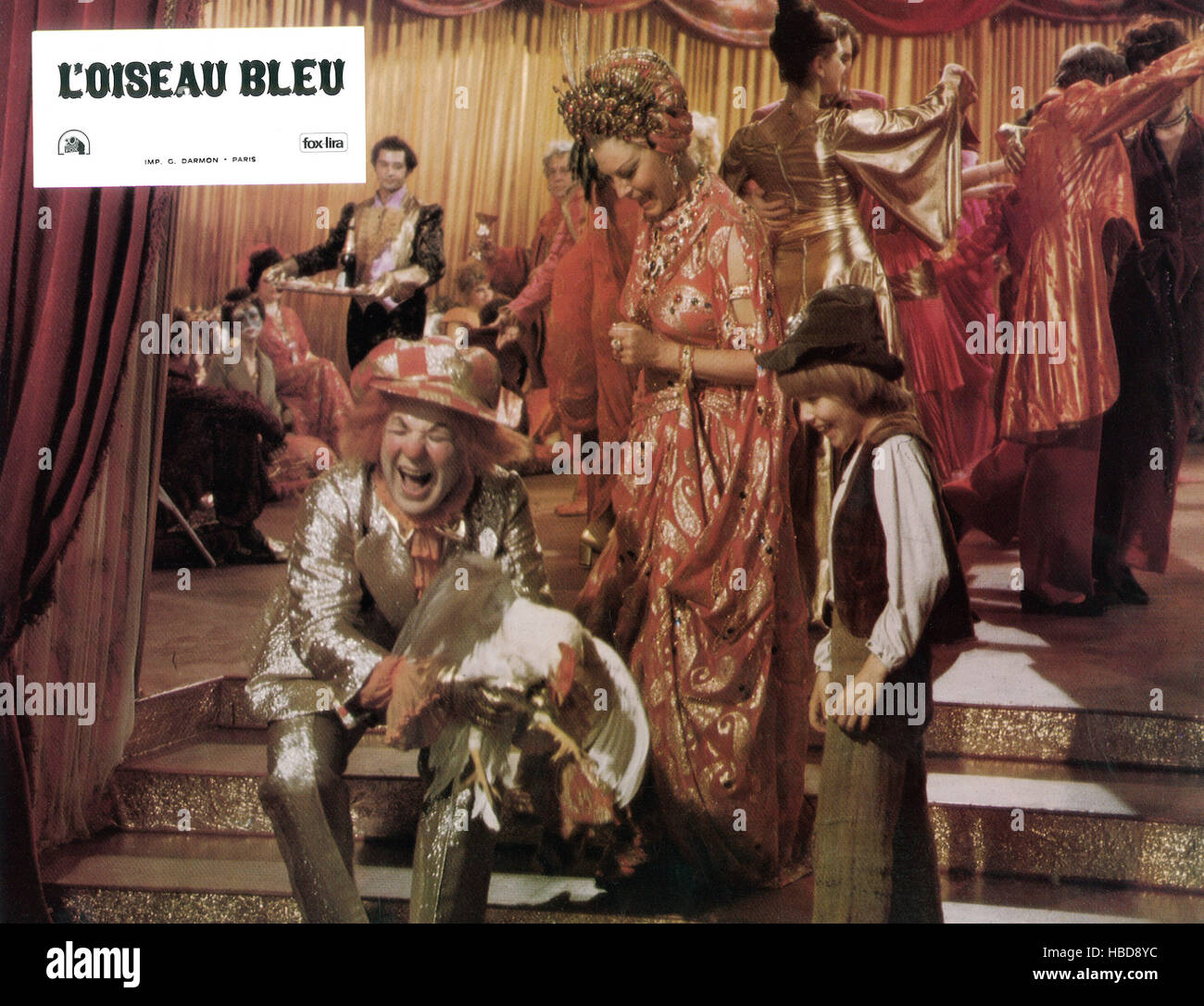 THE BLUE BIRD, (aka L'OISEAU BLUE), from left: Oleg Popov, Ava Gardner ...