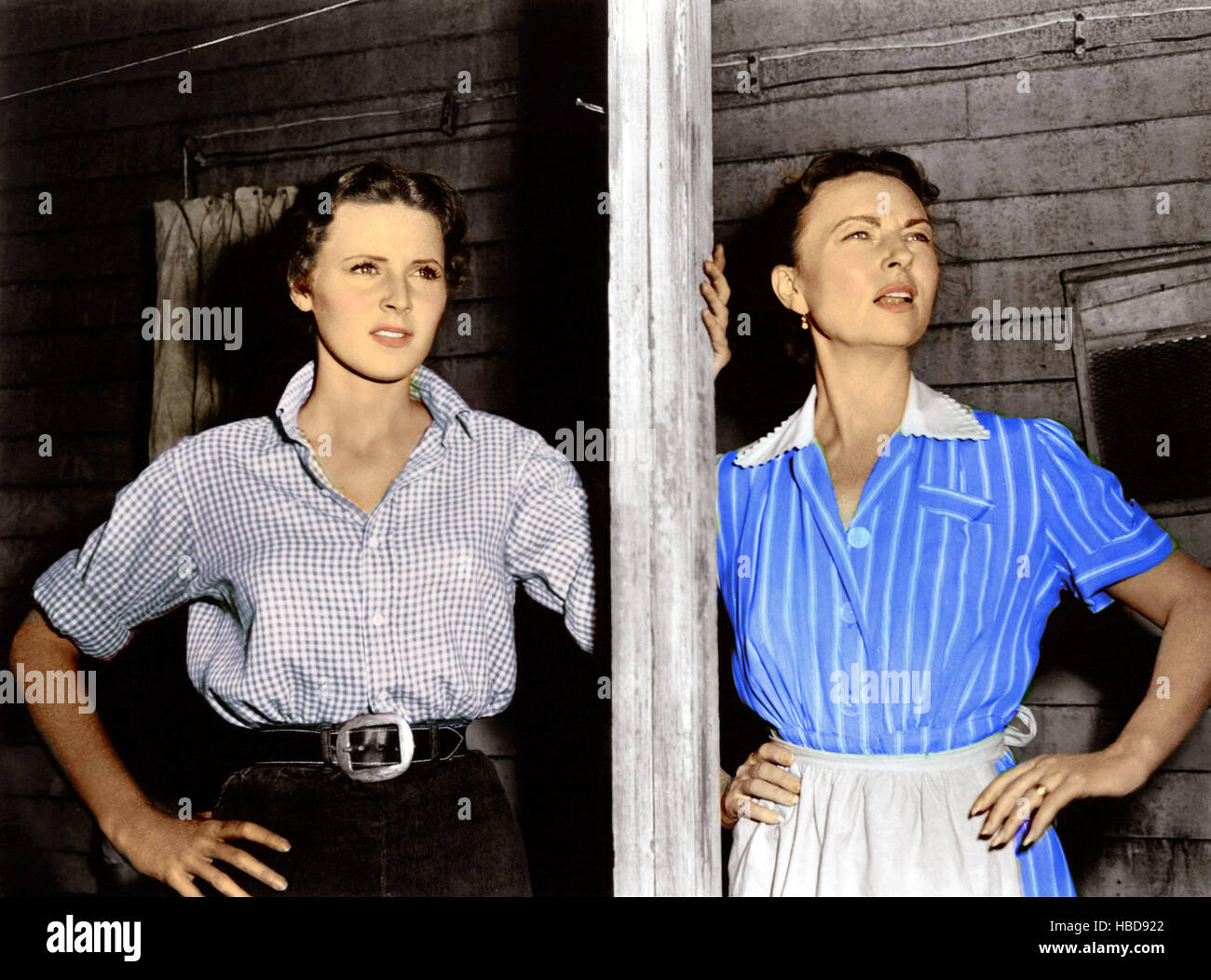 THE BLAZING FOREST, from left: Susan Morrow, Agnes Moorehead, 1952 ...