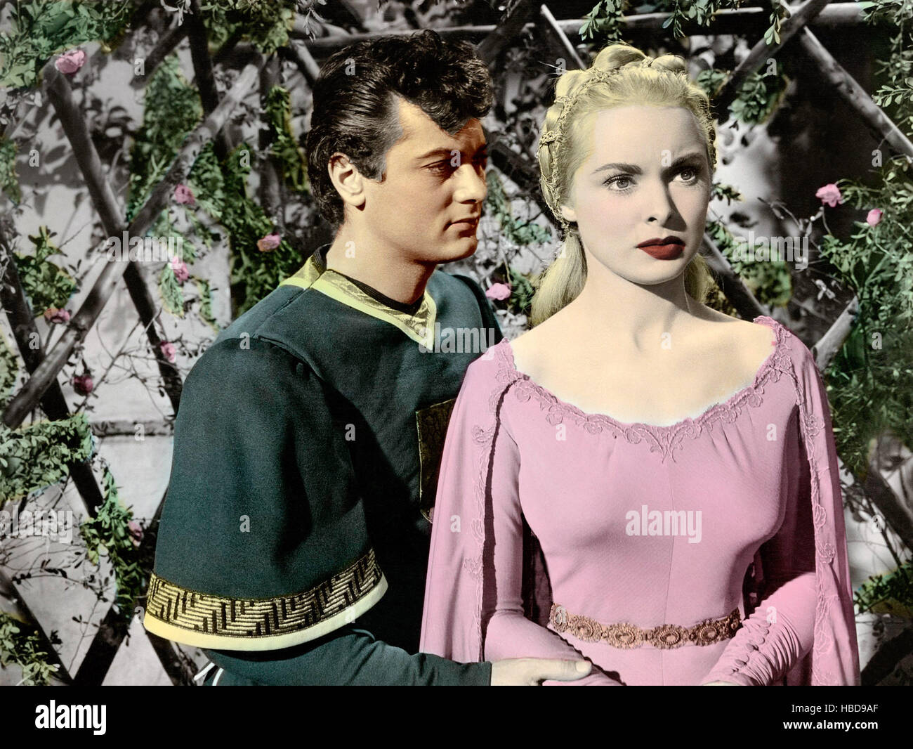 THE BLACK SHIELD OF FALWORTH, from left: Tony Curtis, Janet Leigh, 1954 ...